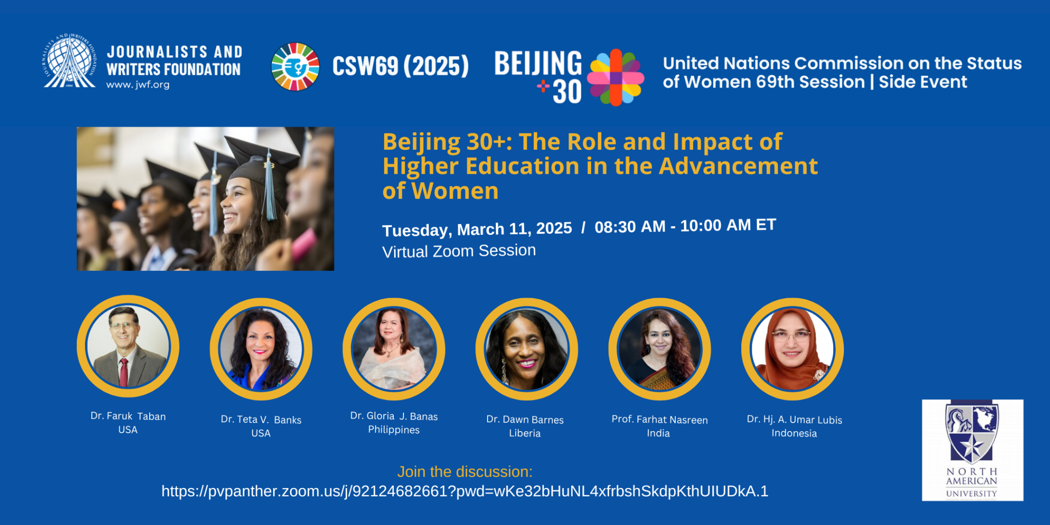 CSW69 / Beijing+30 2025 - The Journalists and Writers Foundation (JWF)